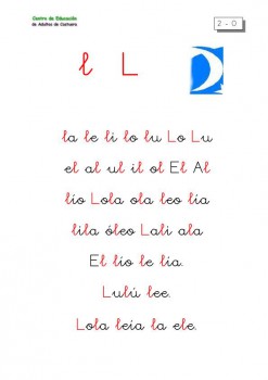 Lectoescritura - Orientación Andújar - Recursos Educativos