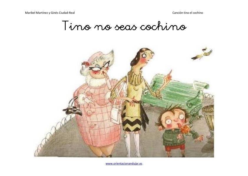 Video cuentos infantiles para niños Tino el Cochino -Orientacion Andujar