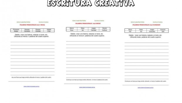 escritura creativa primavera imagen destacada_1 - Orientación Andújar ...