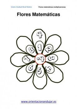 Multiplicaciones primaria con flores matemáticas -Orientacion Andujar