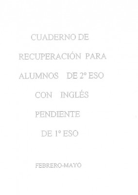 Recopilacion de materiales de repaso y recuperacion verano ESO -Orientacion Andujar