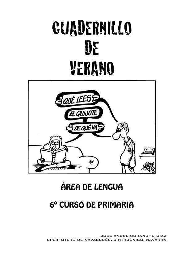 Repaso Verano lengua 6 CPEIP OTERO DE NAVASCUÉS imagen - Orientación ...