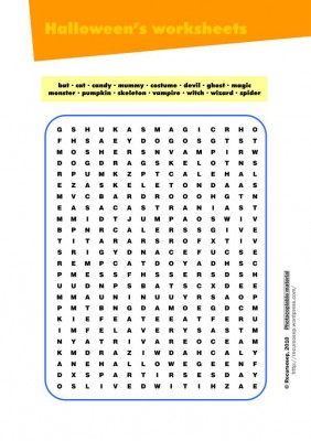 Recopilatorio de materiales Halloween Infantil y Primaria I. Fichas ...
