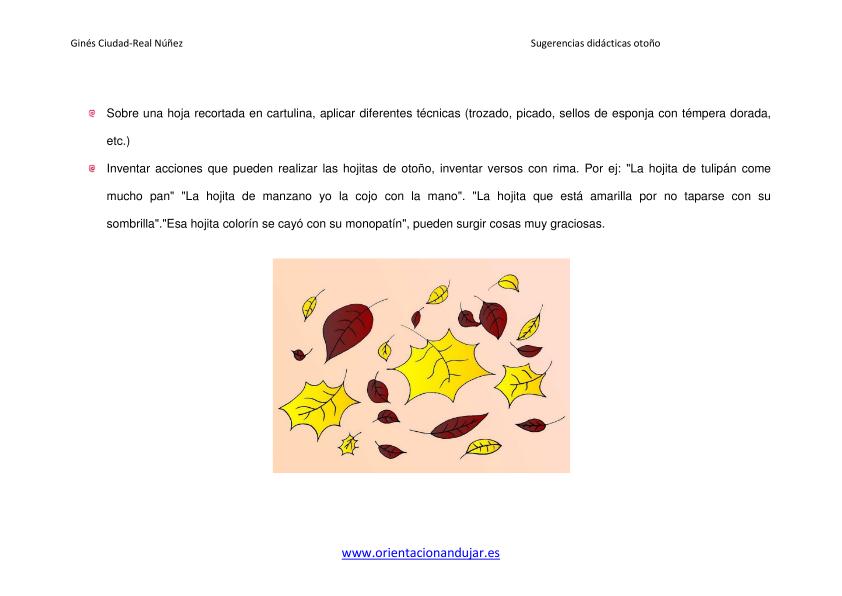 Colección Escritura creativa el otoño en primaria y eso -Orientacion ...
