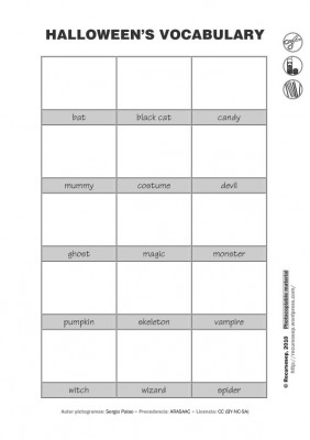 Recopilatorio de materiales Halloween Infantil y Primaria I. Fichas ...