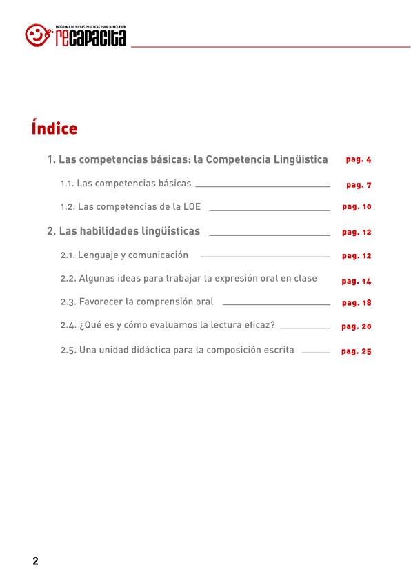 Pautas para el desarrollo de habilidades lingüísticas -Orientacion Andujar