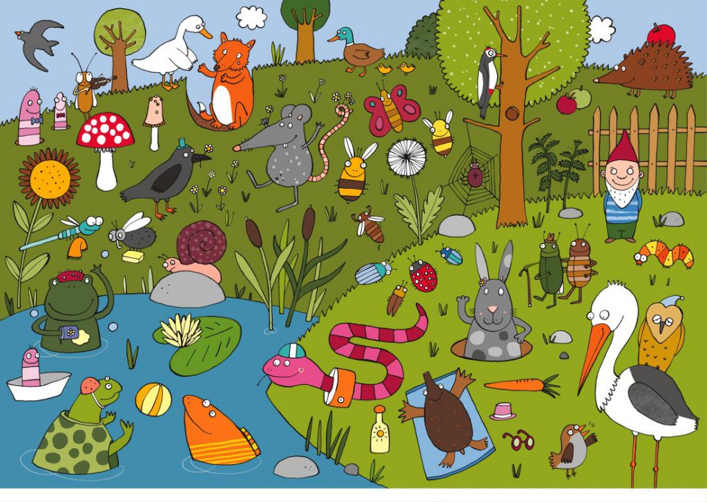 láminas coloridas para trabajar atención, vocabulario, percepción, etc.