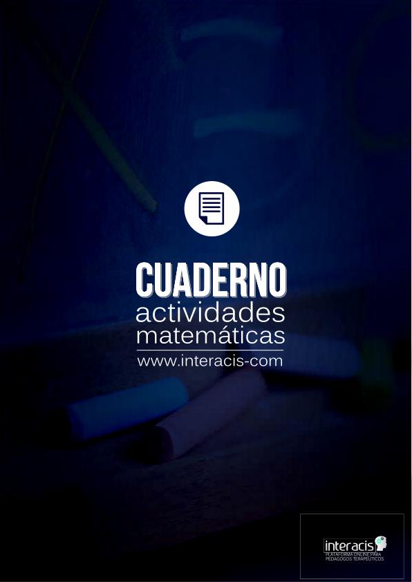 Cuaderno de Matemáticas para primaria de Interacis -Orientacion Andujar