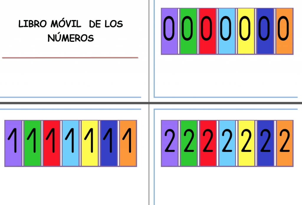 Trabajamos los números con el LIBRO MÓVIL