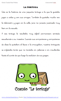 CUENTO " LA TORTUGA". Educación para las emociones autocontrol ...