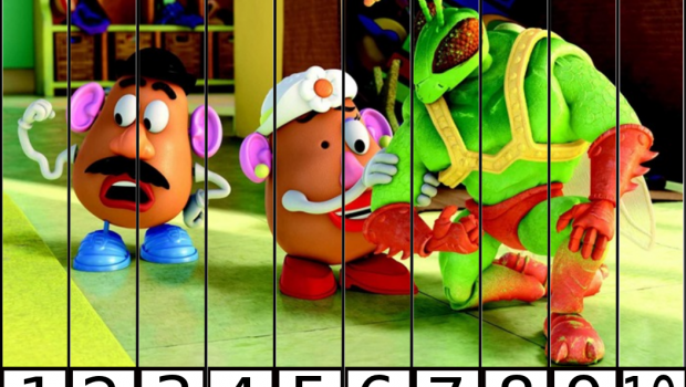 puzzle de numeros 1-10 hello TOY STORY - Orientación Andújar - Recursos ...