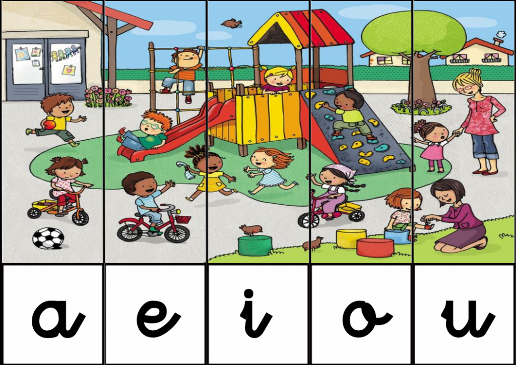 Aprendemos las vocales y trabajamos la motricidad con estos puzzles