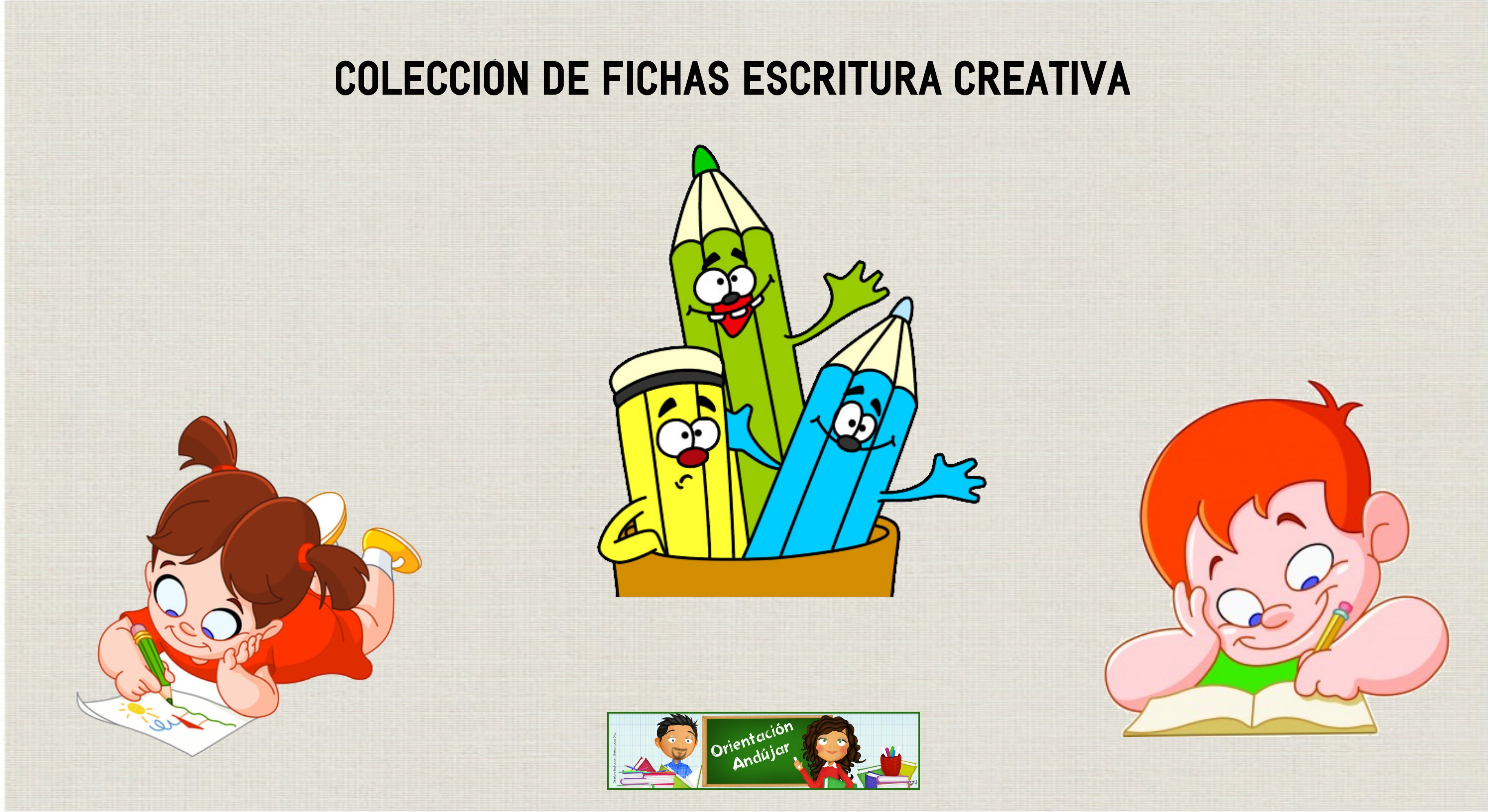 Colección de fichas para trabajar la escritura creativa