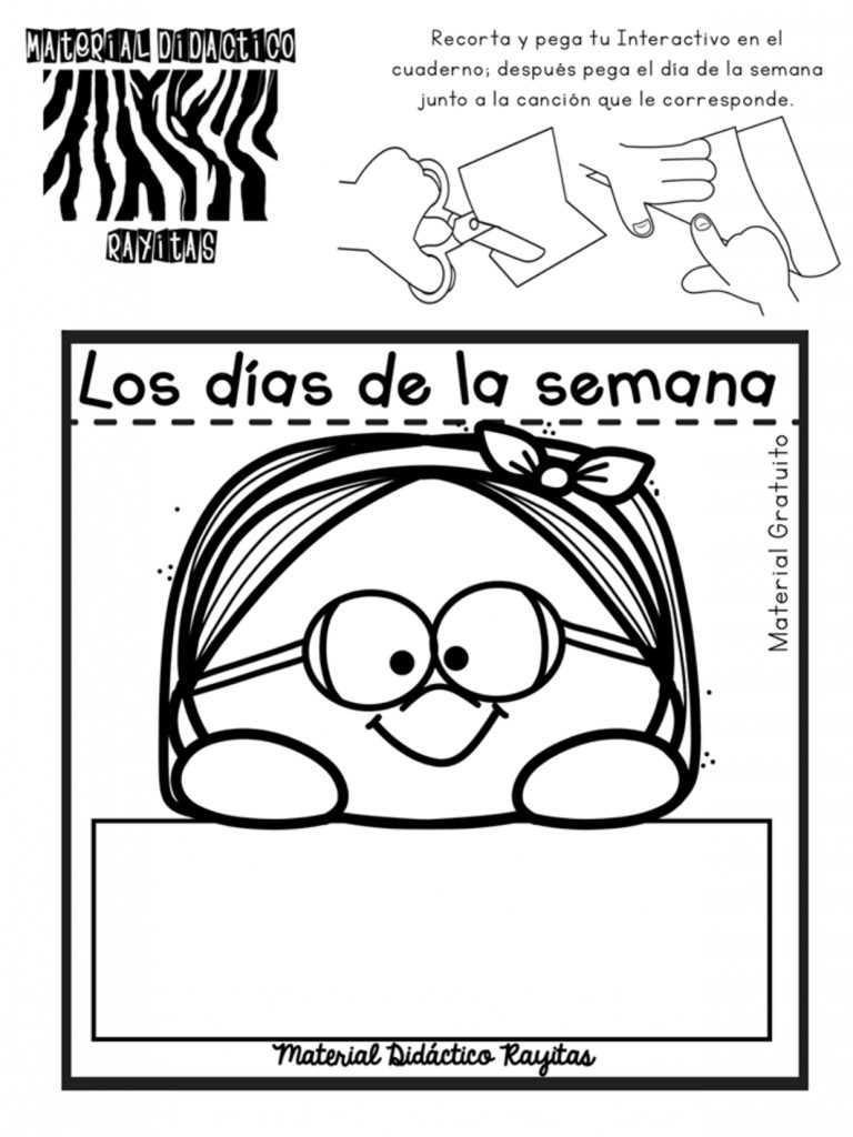 Lee y colorea mientras decoras tu aula CON LOS DIAS DE LA SEMANA CON ...