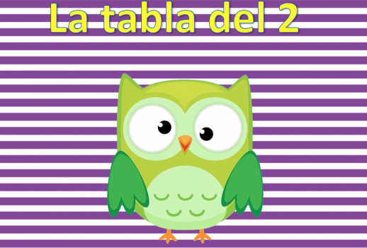 Repasamos las tablas de multiplicar la tabla del 2 -Orientacion Andujar
