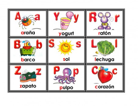 Increible lotería bingo de abecedario para primer y segundo grado ...