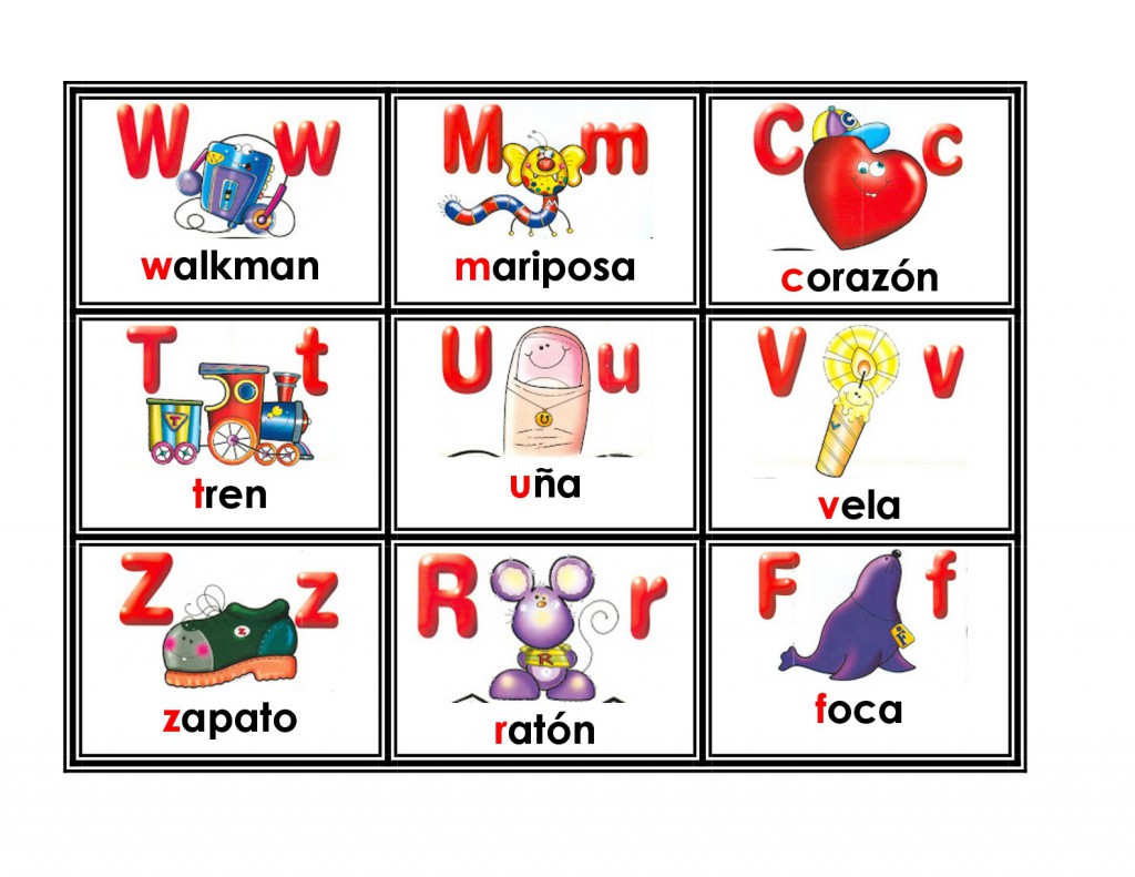Increible lotería bingo de abecedario para primer y segundo grado ...