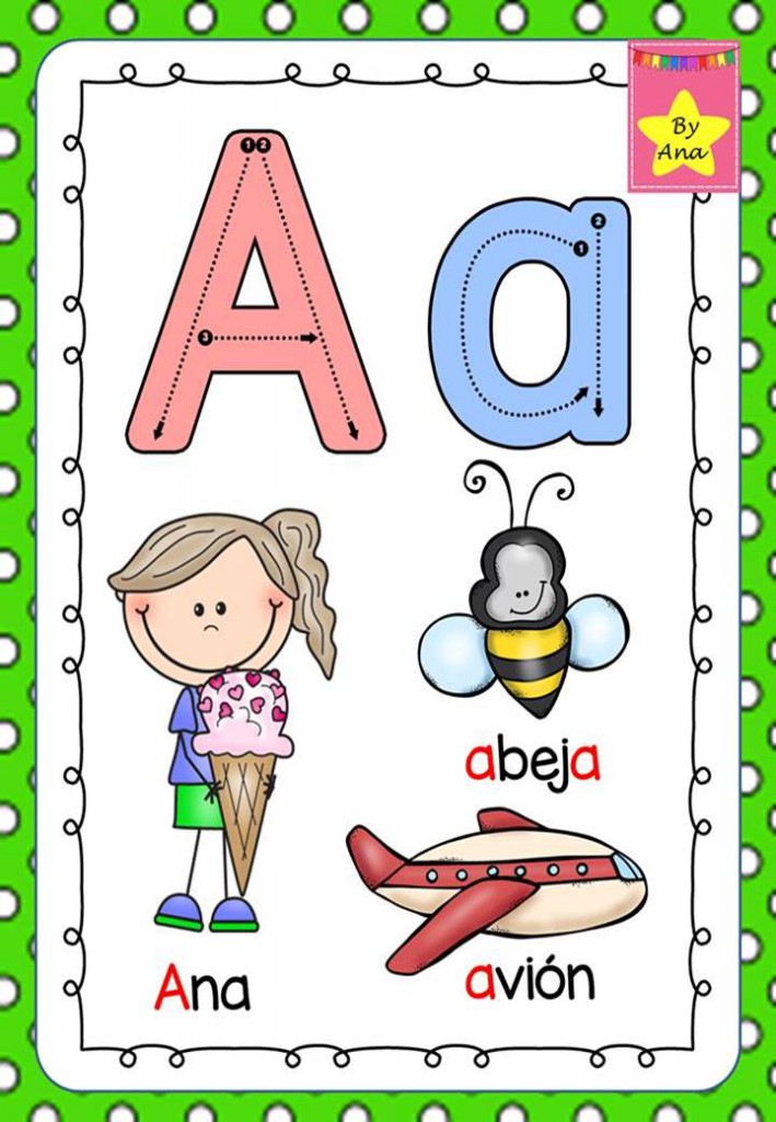 Super abecedario para trabajar las letras y la motricidad fina ...