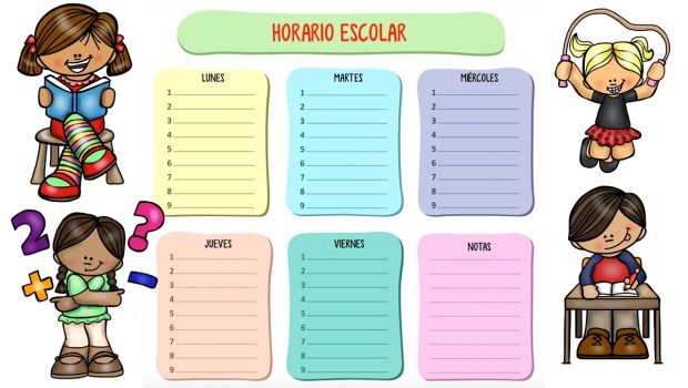 horario-escolar - Orientación Andújar - Recursos Educativos