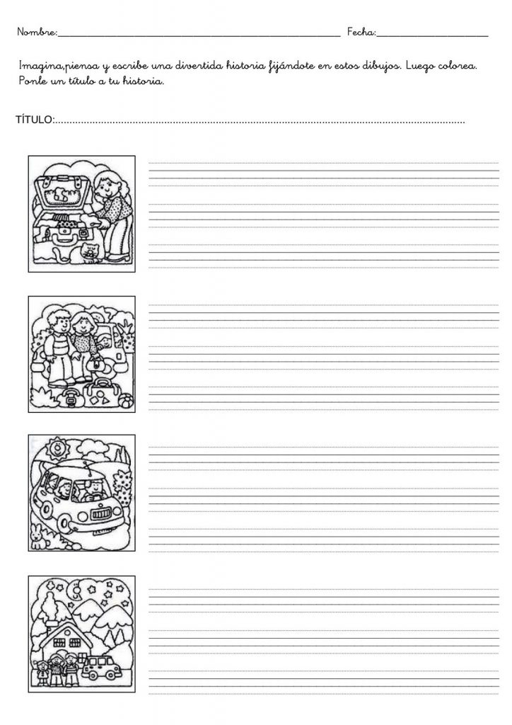 #LECTOESCRITURA Fichas para trabajar la expresión escrita y la ...