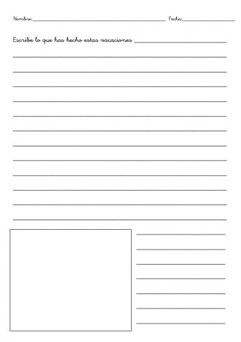 #LECTOESCRITURA Fichas para trabajar la expresión escrita y la ...