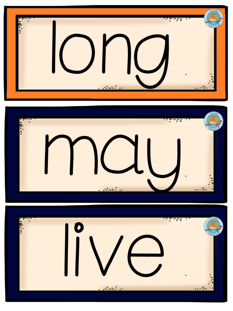 tarjetas PALABRAS DE ALTA FRECUENCIA -Orientacion Andujar