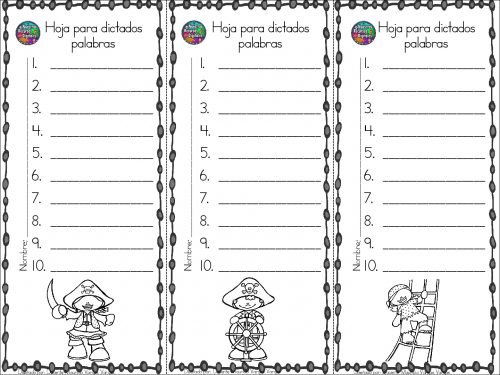 FANTÁSTICA COLECCIÓN DE 40 modelos fichas de HOJAS PARA escritura ...