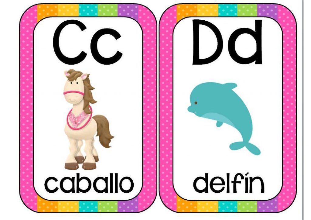 Super tarjetas trabajamos las letras Abecedario Animales -Orientacion ...