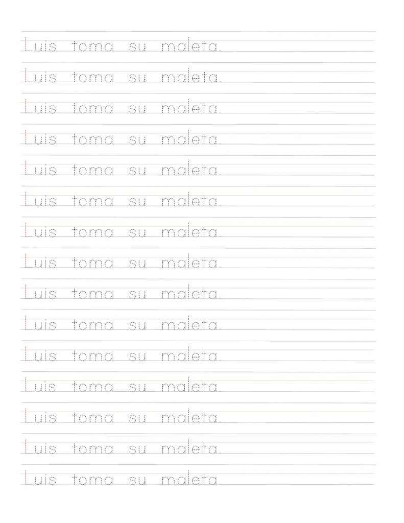 Cuadernillo de escritura para infantil 140 páginas -Orientacion Andujar