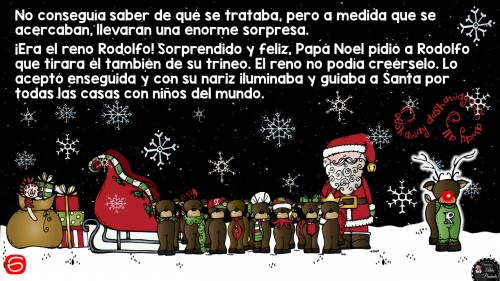 Laminas para clase El cuento de Rodolfo el reno -Orientacion Andujar