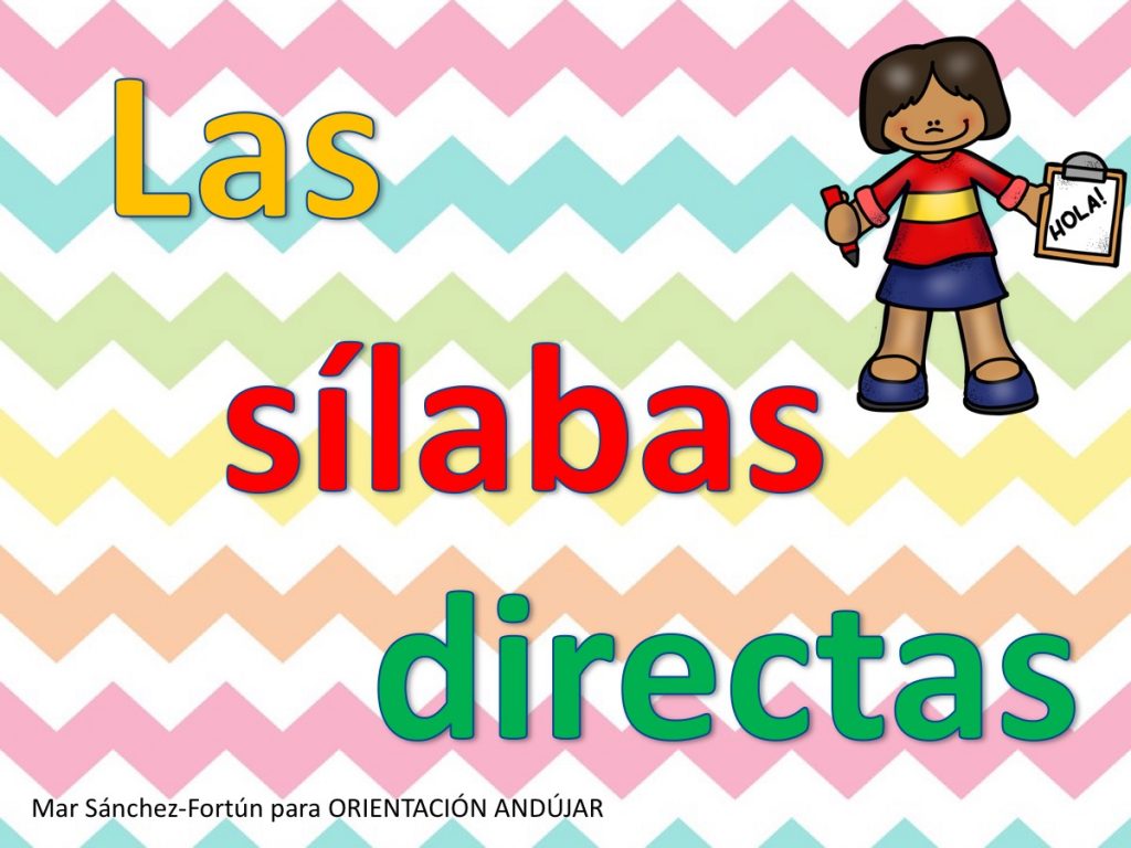 Tarjetas para trabajar las sílabas directas formato editable ...
