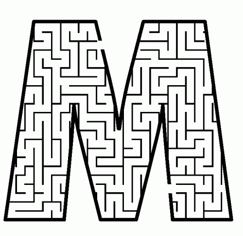 #TDAH ABECEDARIO DE LABERINTOS de letras en mayúscula y minúscula ...