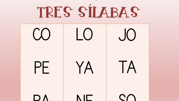 conciencia silabica tres silabas6 - Orientación Andújar - Recursos ...