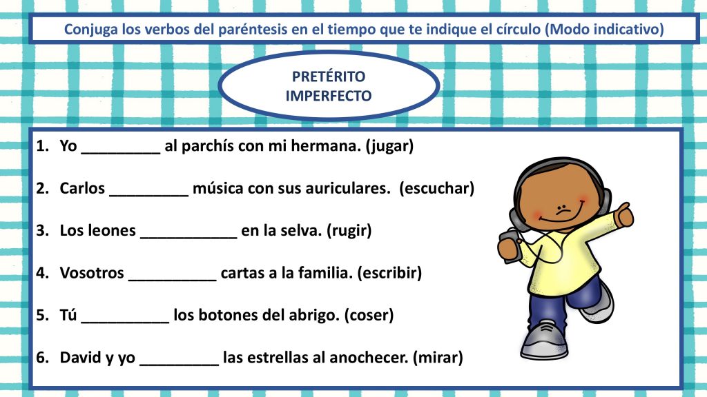 TRABAJAMOS LOS TIEMPOS VERBALES FICHAS 1-5 -Orientacion Andujar TRABAJAMOS LOS TIEMPOS VERBALES FICHAS 1-5 -Orientacion Andujar