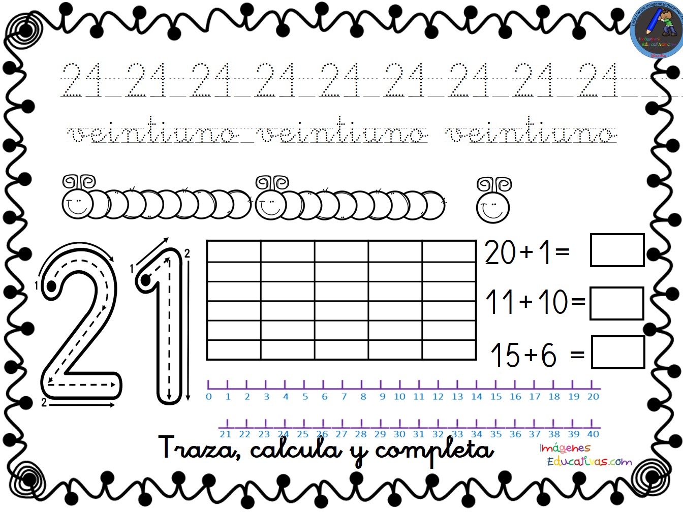 Colección de fichas para trabajar los números del 1 al 30 (21 ...