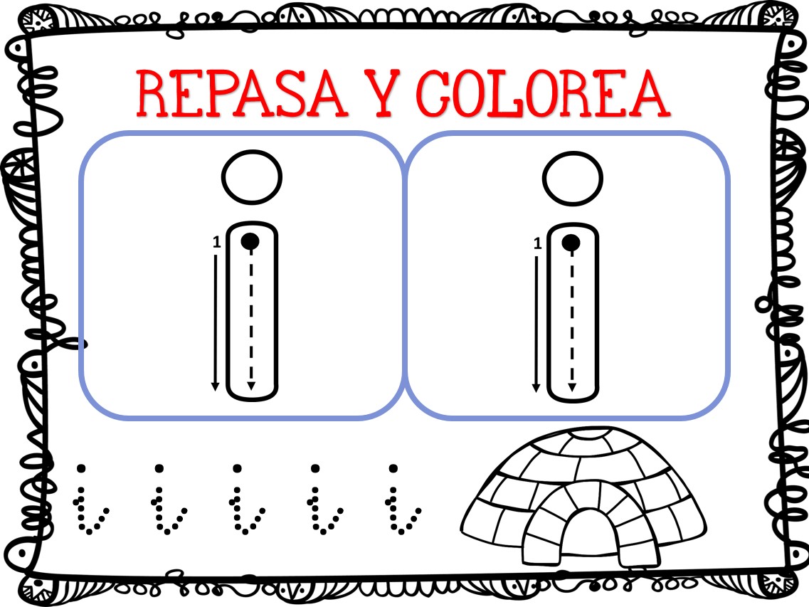 Fichas de trazo y grafomotricidad para las vocales en mayúscula y ...