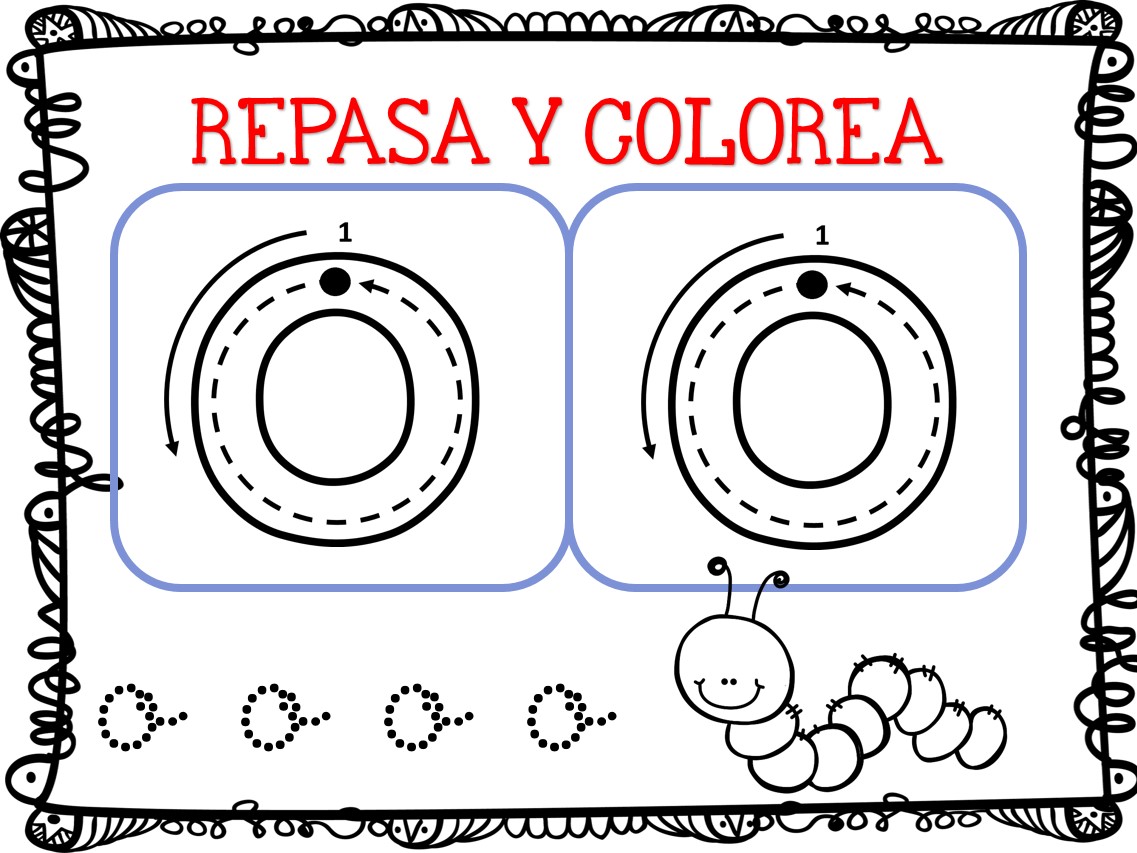 Fichas de trazo y grafomotricidad para las vocales en mayúscula y ...