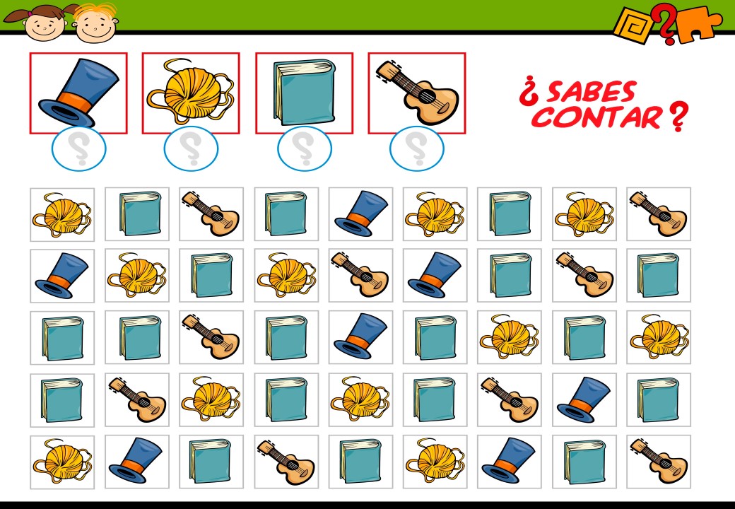 Trabajamos la atención contando objetos -Orientacion Andujar