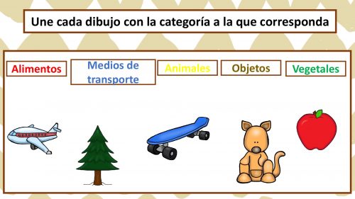 Juego para trabajar la categorización y la clasificación -Orientacion ...