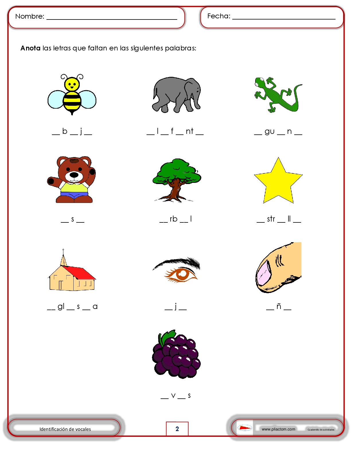 Cuadernillo De Actividades Para Primer Grado 002 Orientación Andújar