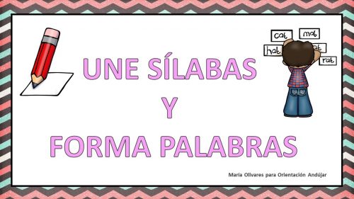 Conciencia fonológica Recorta y pega las sílabas par formar palabras ...