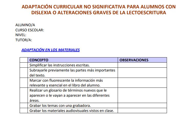 Modelos para la elaboración de las adaptaciones curriculares en la ESO ...