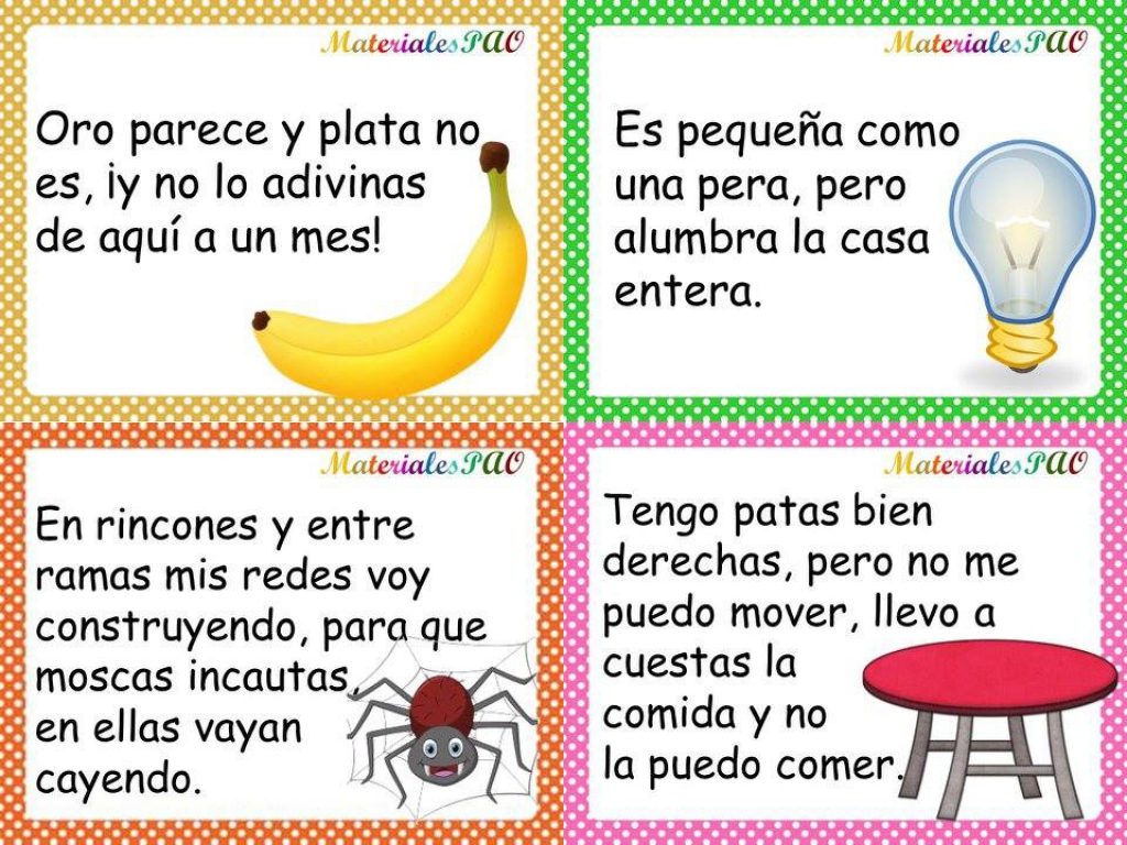 COMPRENSIÓN LECTORA CON Coleccion de adivinanzas coloridas y divertidas ...