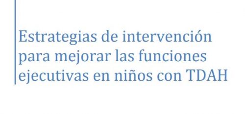 #programa Estrategias de intervención para mejorar las funciones ...