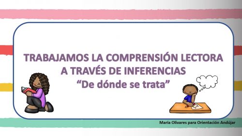 TRABAJAMOS LA COMPRENSIÓN LECTORA A TRAVÉS DE INFERENCIAS que estamos ...