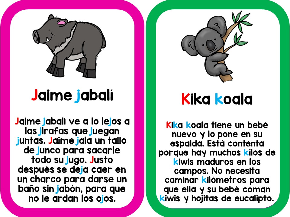 Tarjetas para trabajar pequeñas lecturas (10) - Orientación Andújar ...
