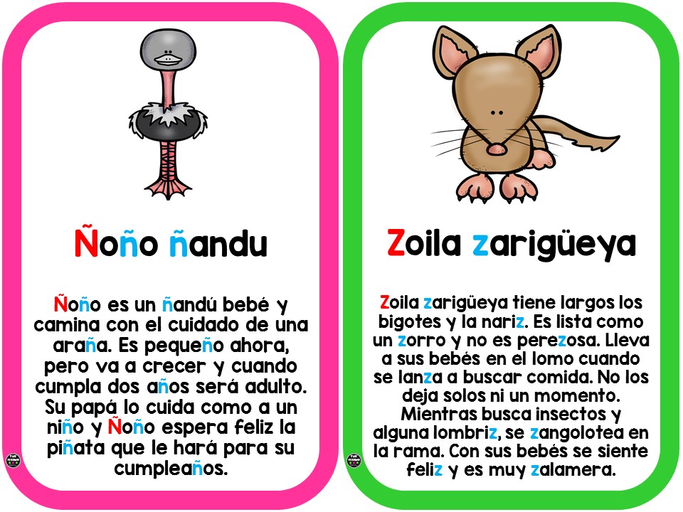 Tarjetas para trabajar pequeñas lecturas (15) - Orientación Andújar ...