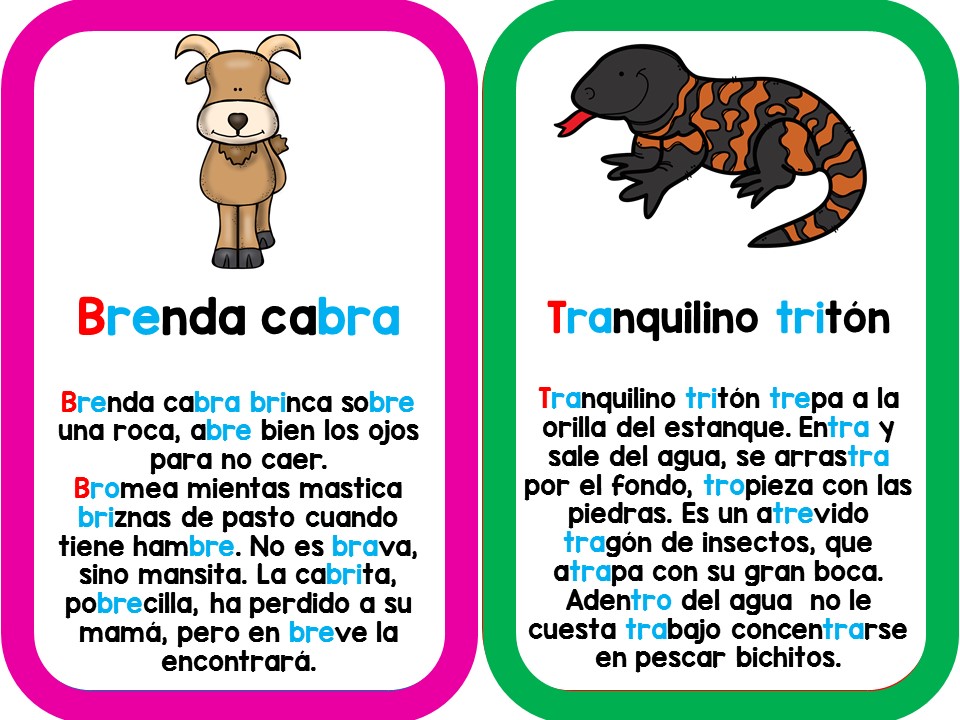 Tarjetas para trabajar pequeñas lecturas (19) - Orientación Andújar ...