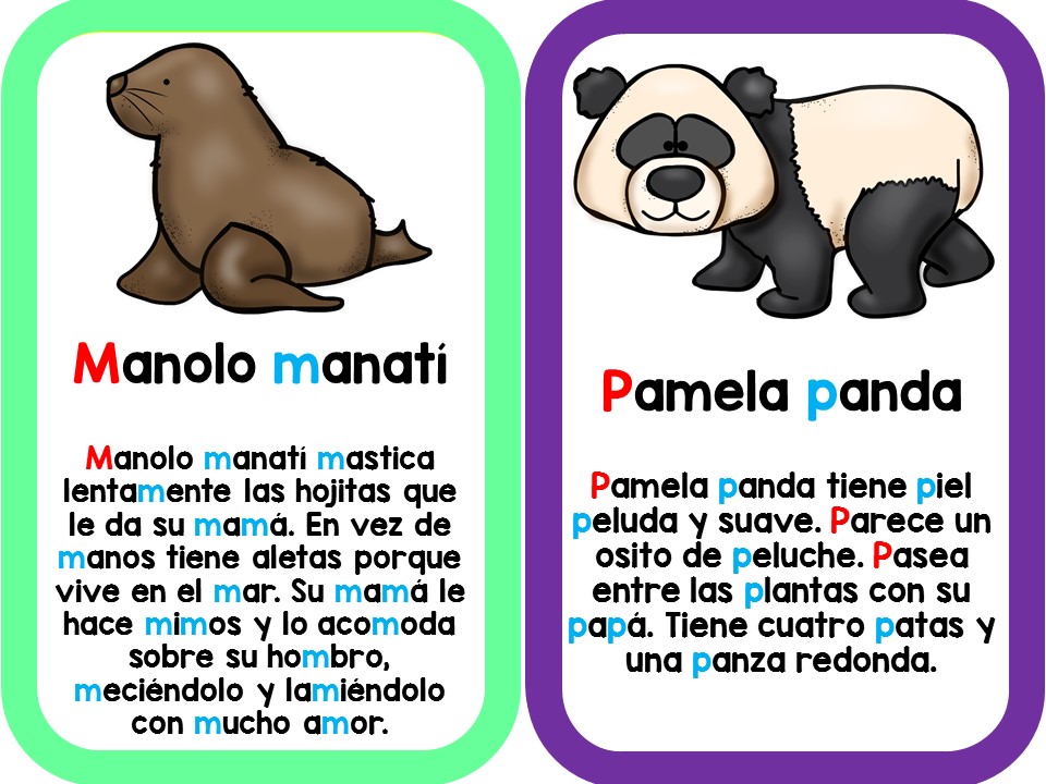 Tarjetas para trabajar pequeñas lecturas en infantil y primaria (4 ...
