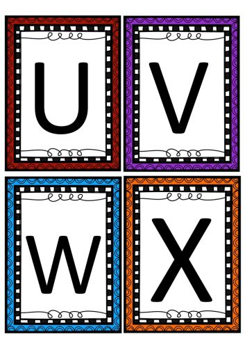 Decoramos la clase tarjetas del abecedario -Orientacion Andujar